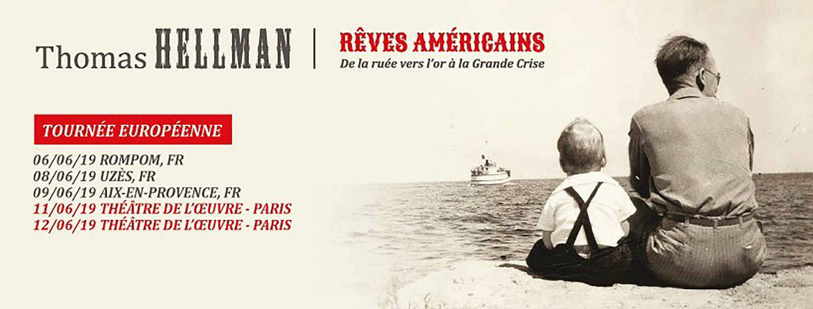 Gagnez vos places pour Thomas Hellman, les 11 et 12 juin à Paris - Hexagone